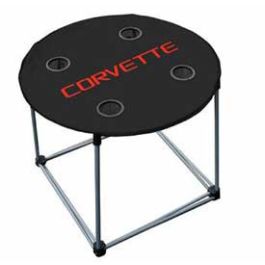 Corvette Folding Table, With Corvette Script | Eckler's Corvette
