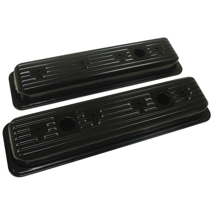 1986 1991 Corvette Black Valve Covers